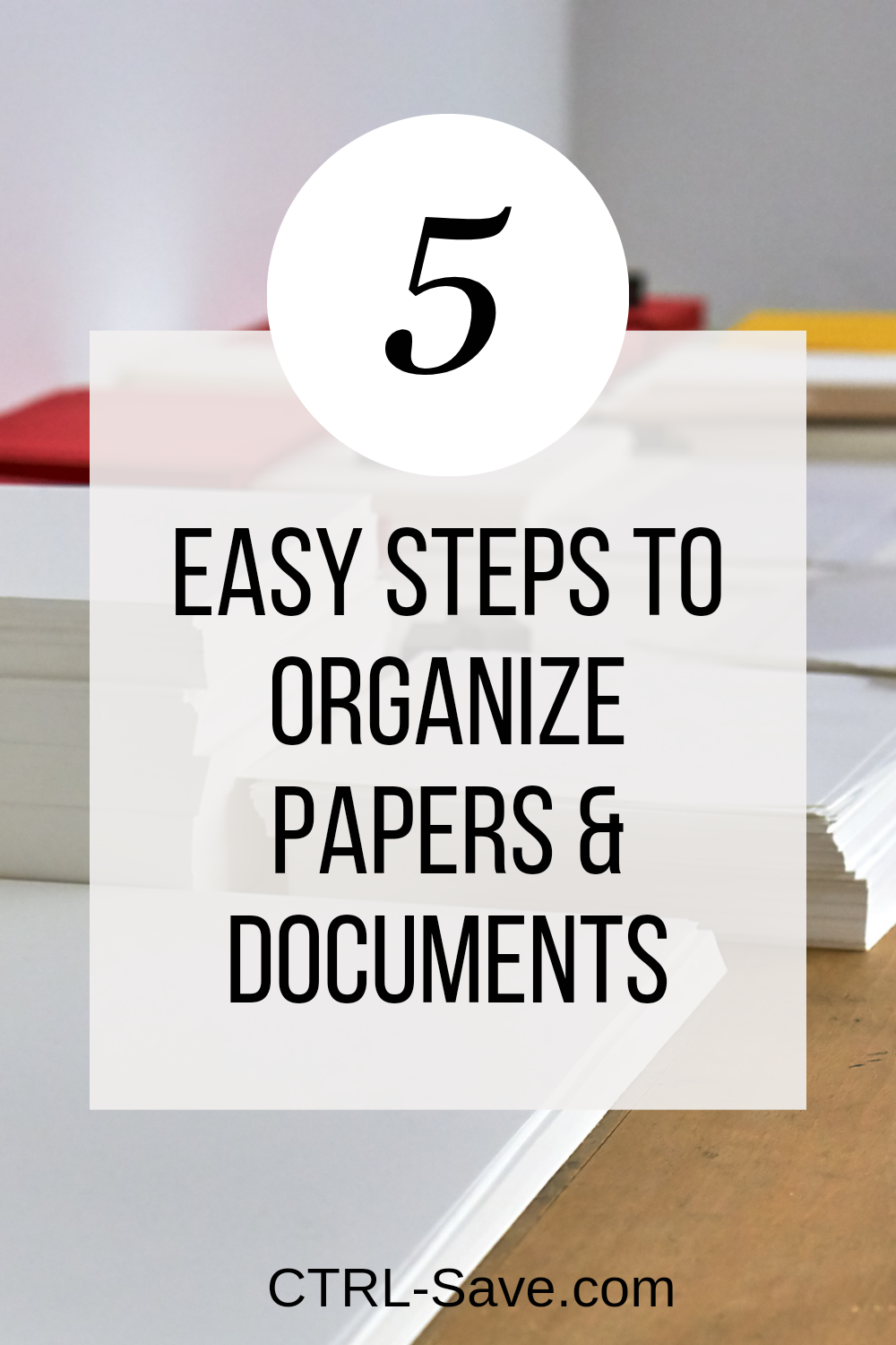 How To Organize Personal Documents (5 Easy Steps) – CTRL Save